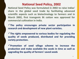 Seed policies (1) | PPT