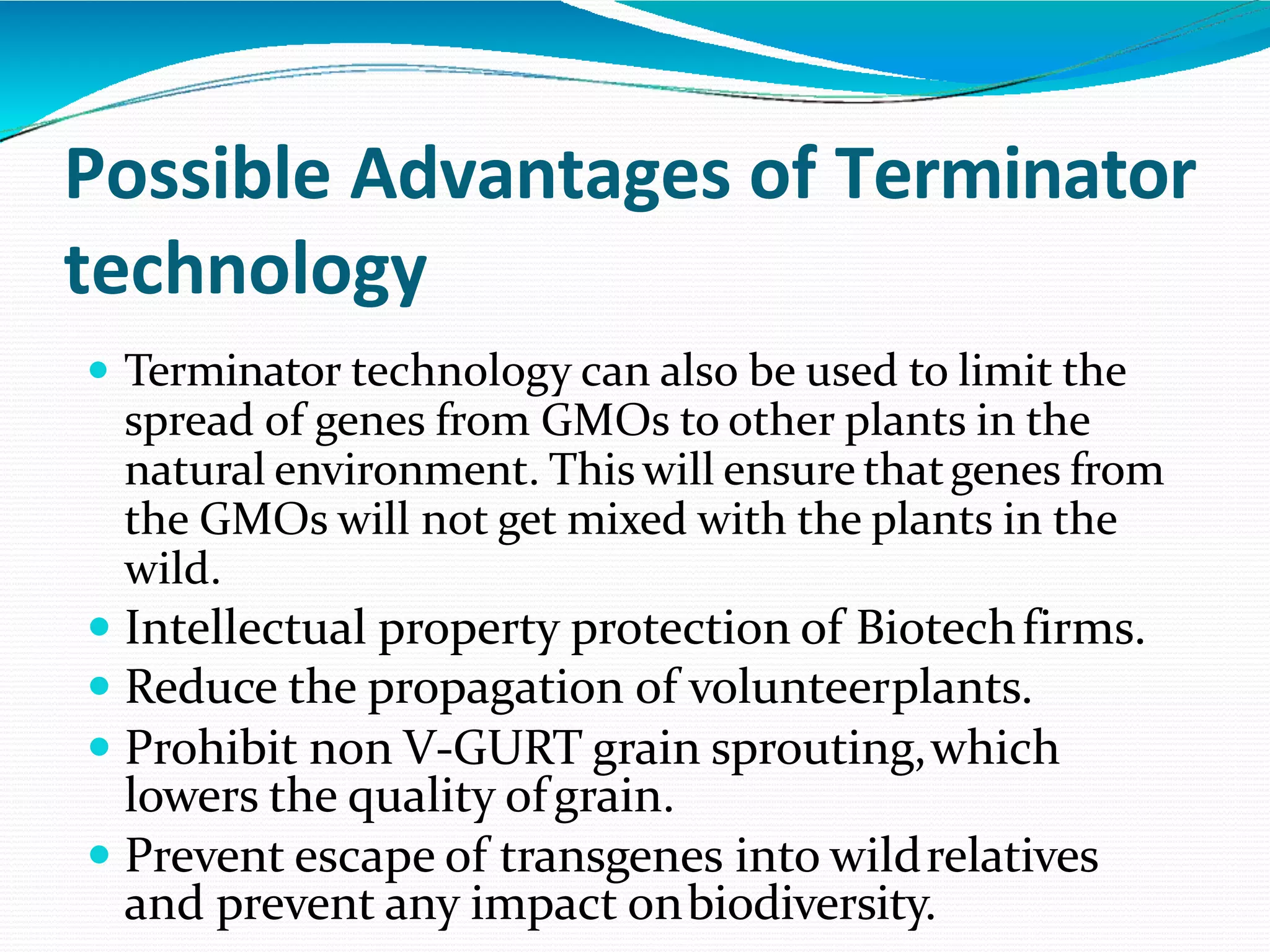 TERMINATOR SEED TECHNOLOGY | PPTX