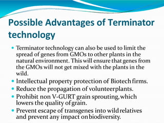 TERMINATOR SEED TECHNOLOGY | PPTX