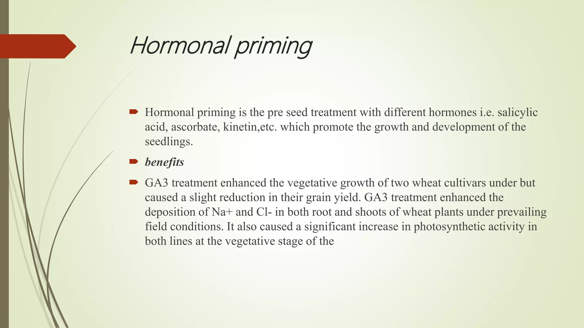 Seed priming | PPTX