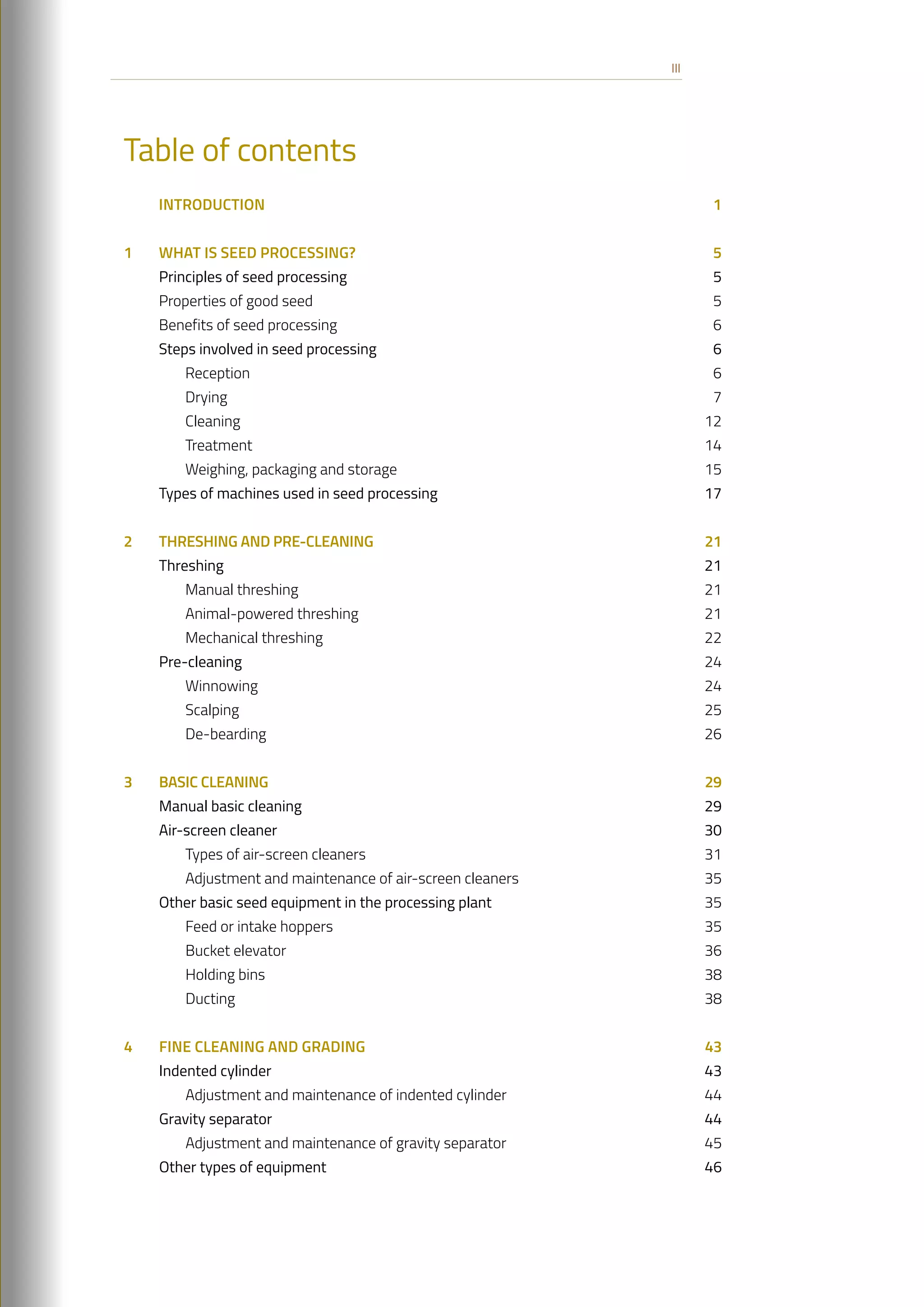 Seed process | PDF | Agriculture | Industries