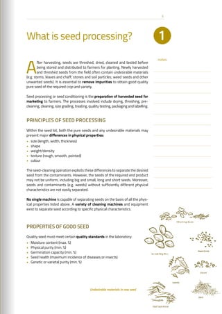 Seed process | PDF | Agriculture | Industries