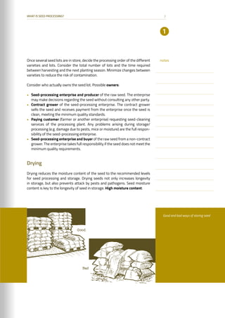 Seed process | PDF | Agriculture | Industries