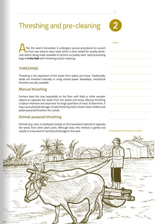 Seed process | PDF | Agriculture | Industries