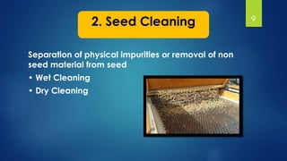 Seed processing | PDF