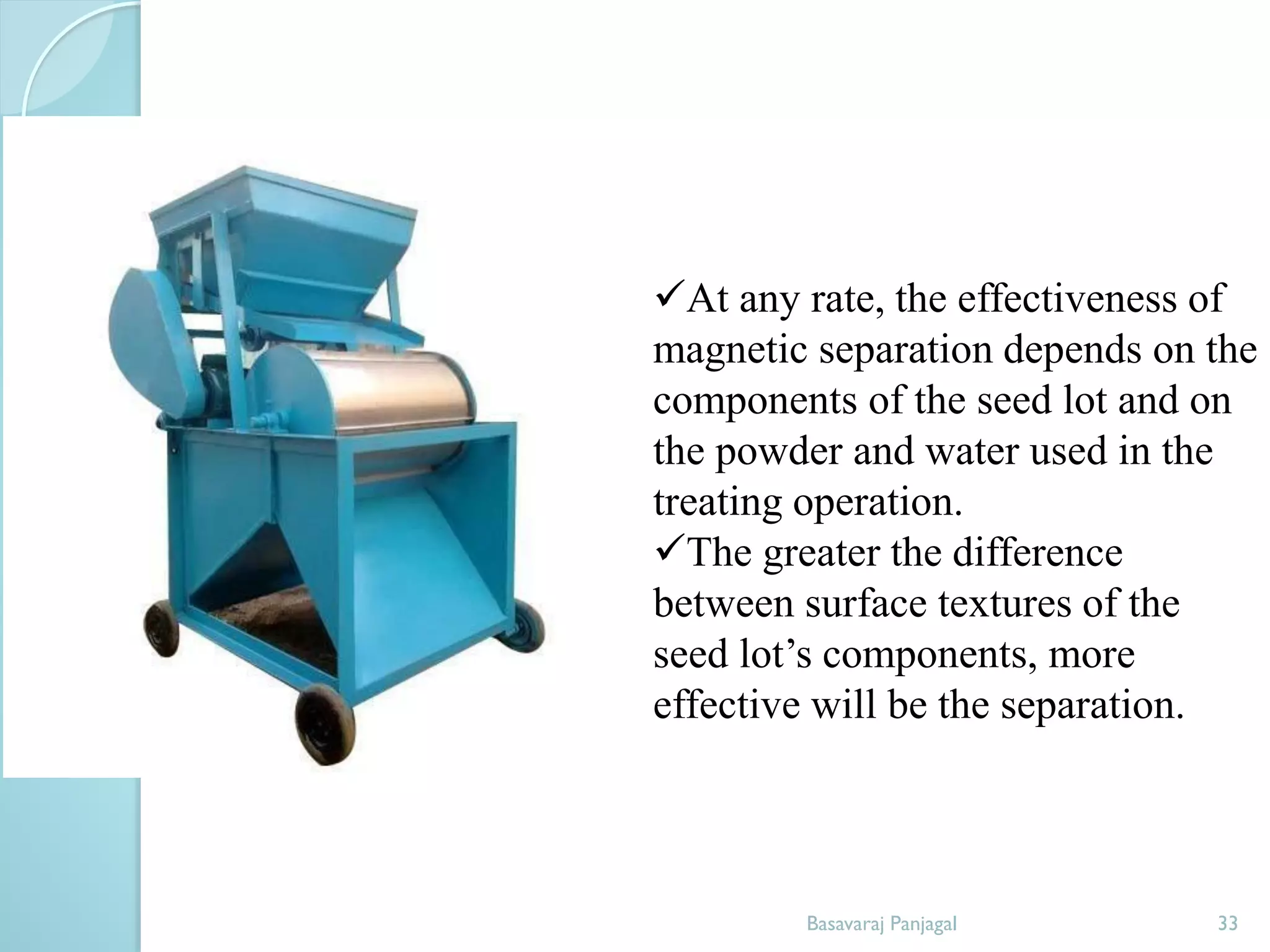 Seed processing equipment's | PDF