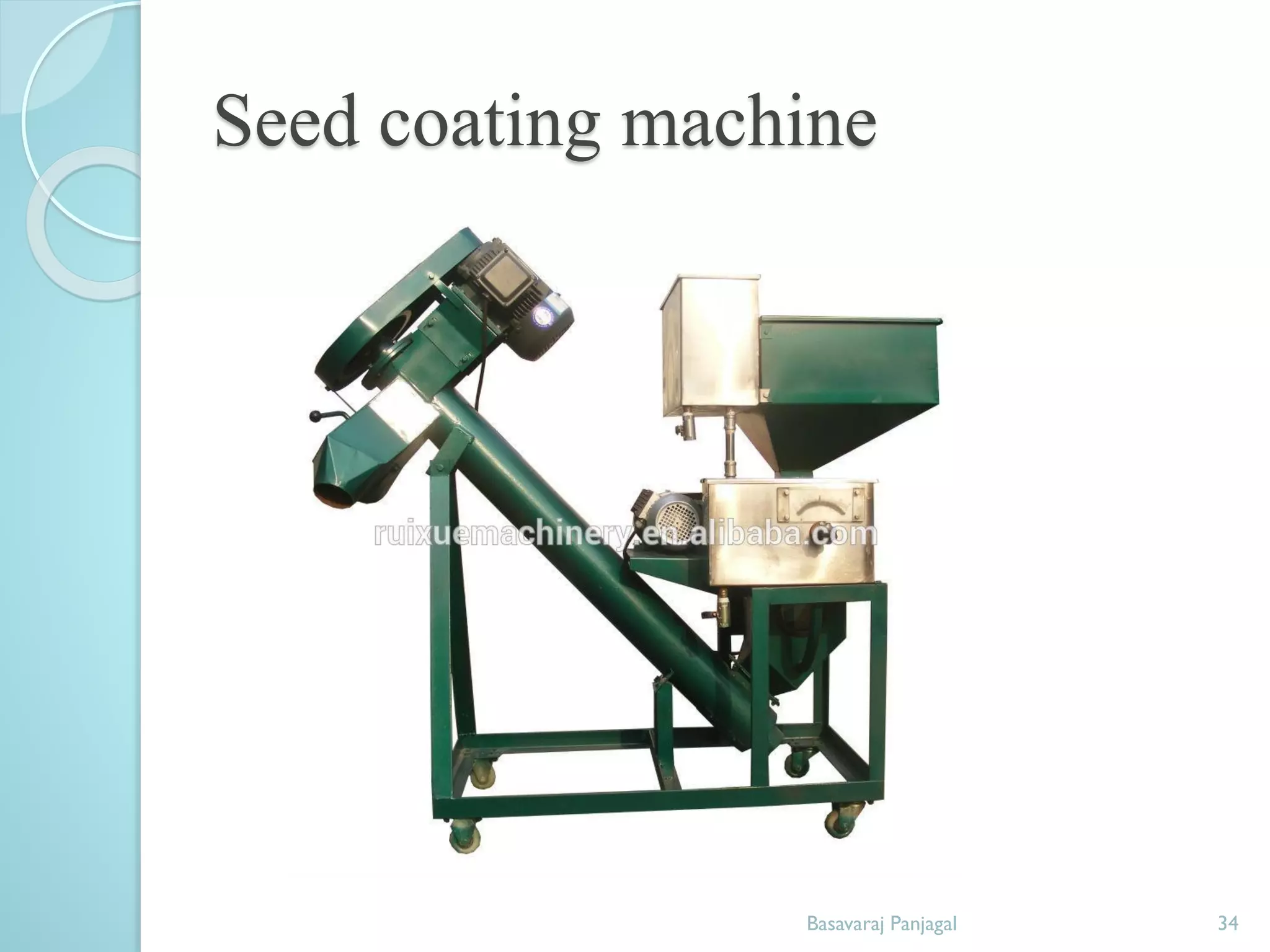 Seed processing equipment's | PDF