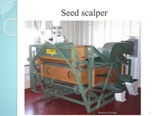 Seed processing equipment's | PDF