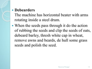 Seed processing equipment's | PDF