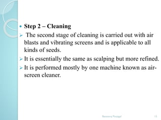 Seed processing equipment's | PDF