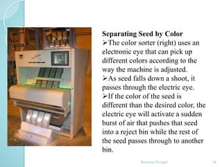 Seed processing equipment's | PDF