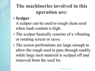 Seed processing equipment's | PPT