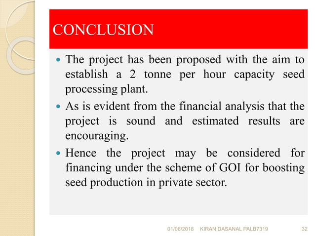 Plant design and building layout of seed processing unit | PPTX | Agriculture | Industries