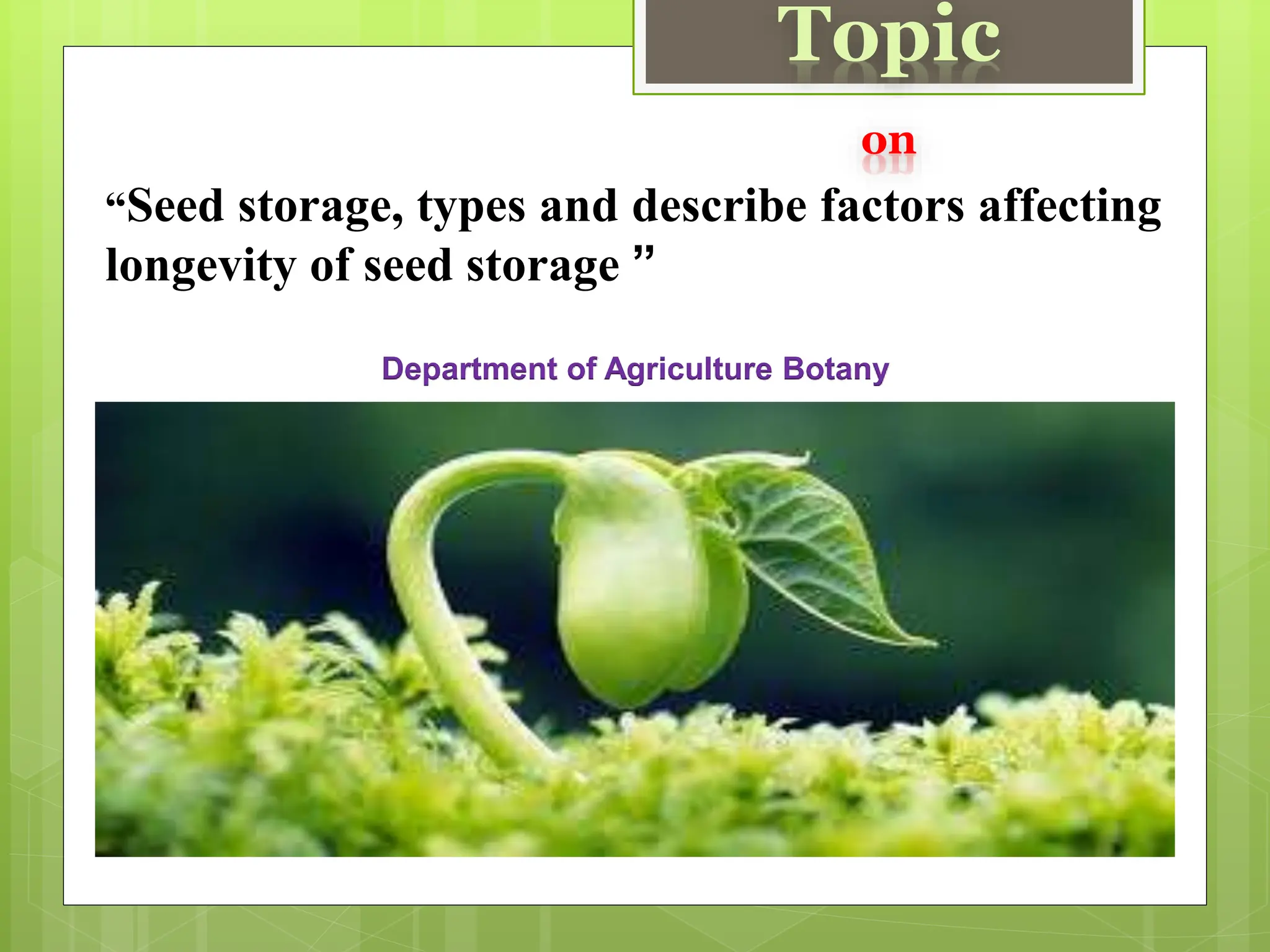 Seed processing, Principles and movement and steps in seed processing - Copy.pptx