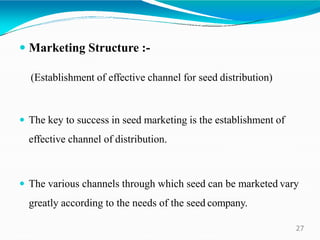 Seed production agencies | PPTX