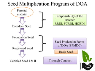 Seed production awareness programme for farmers | PPTX