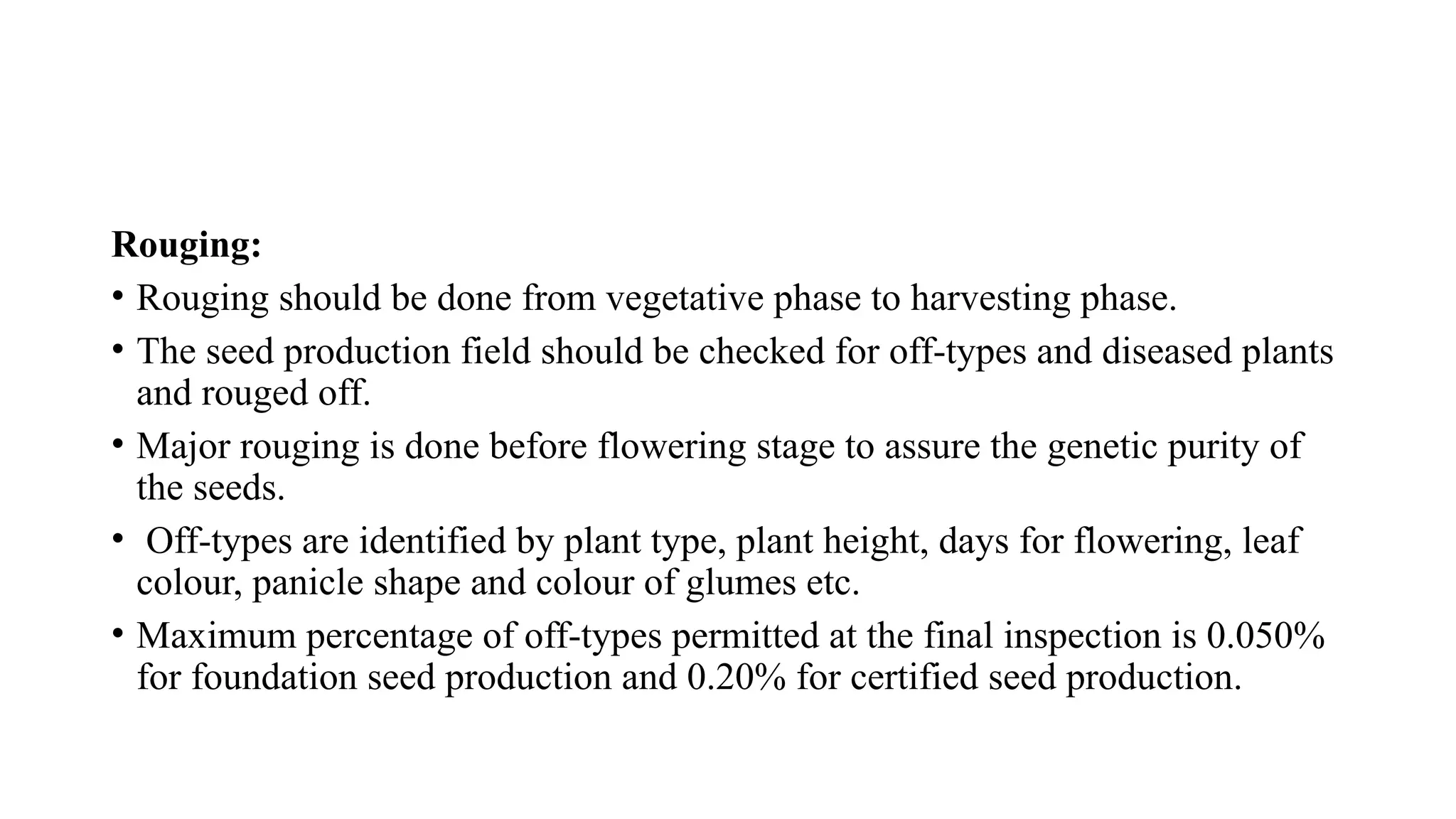 Seed production in wheat hybrid seed and others | PPTX