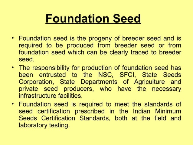 Seed production system in india | PPT | Agriculture | Industries