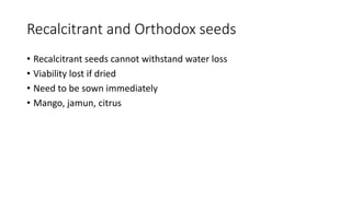 Seed propagation in plants | PPTX