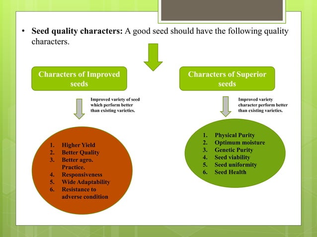 Seed Quality and Characters of good quality Seeds.pptx
