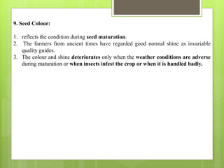 Seed Quality and Characters of good quality Seeds.pptx