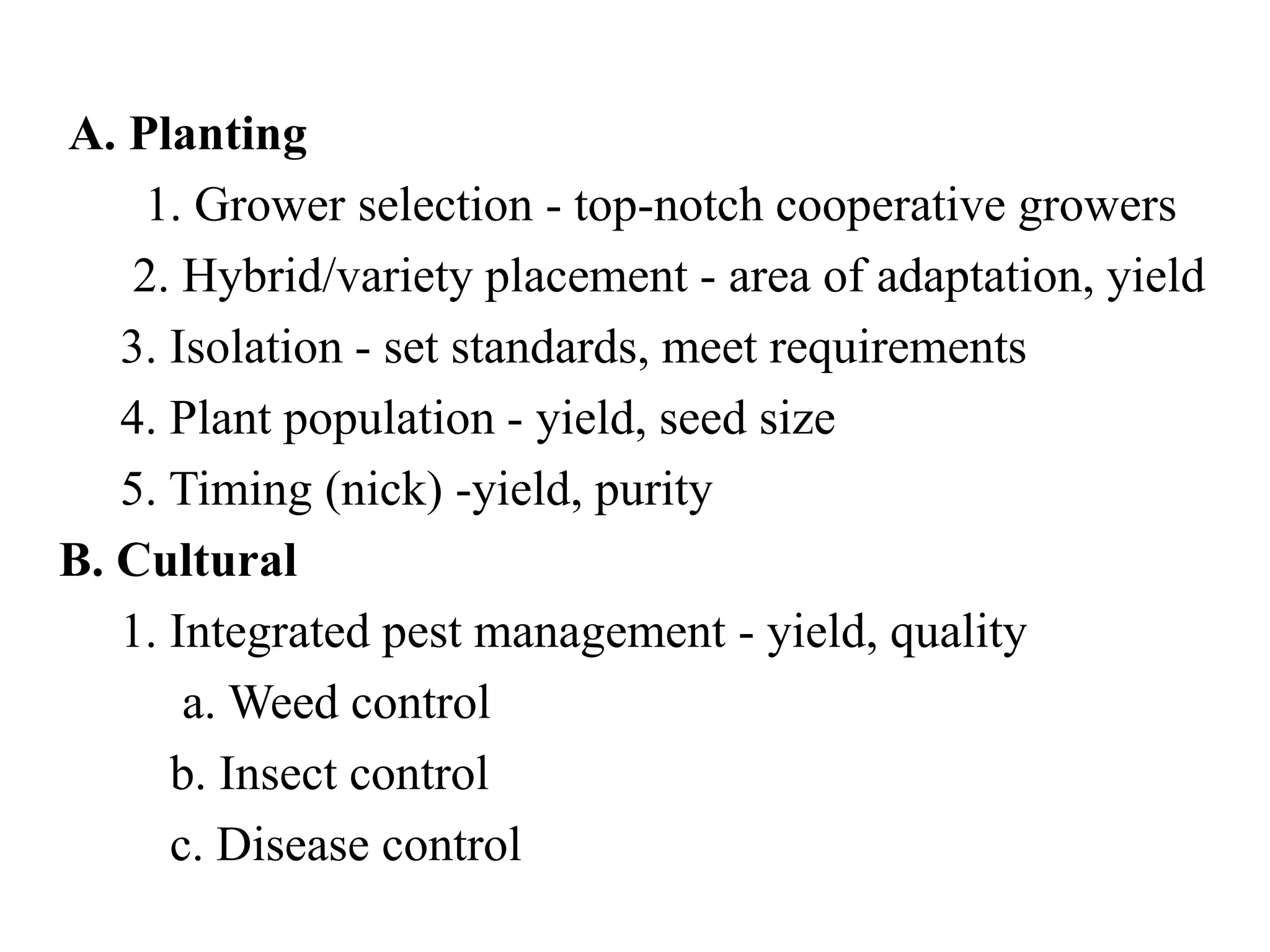 Seed quality assurance and control | PPTX