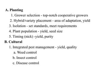 Seed quality assurance and control | PPTX