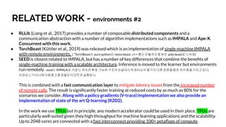 Seed rl paper review | PPT