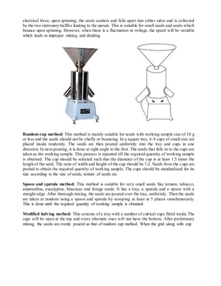 Seed sampling | DOCX