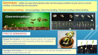 Seed science and technology - Basics | PPTX
