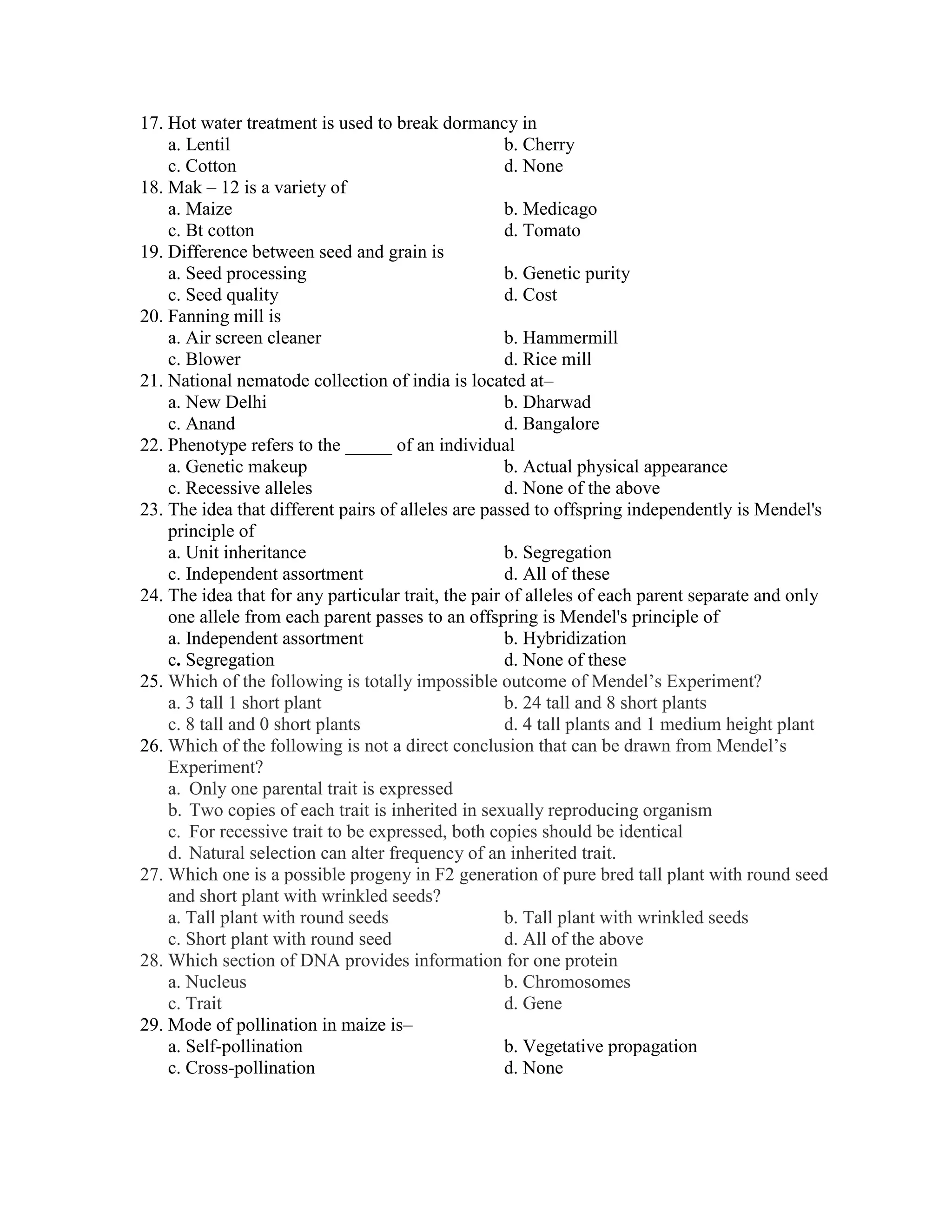 Seed Science & Technology Model test 1.pdf