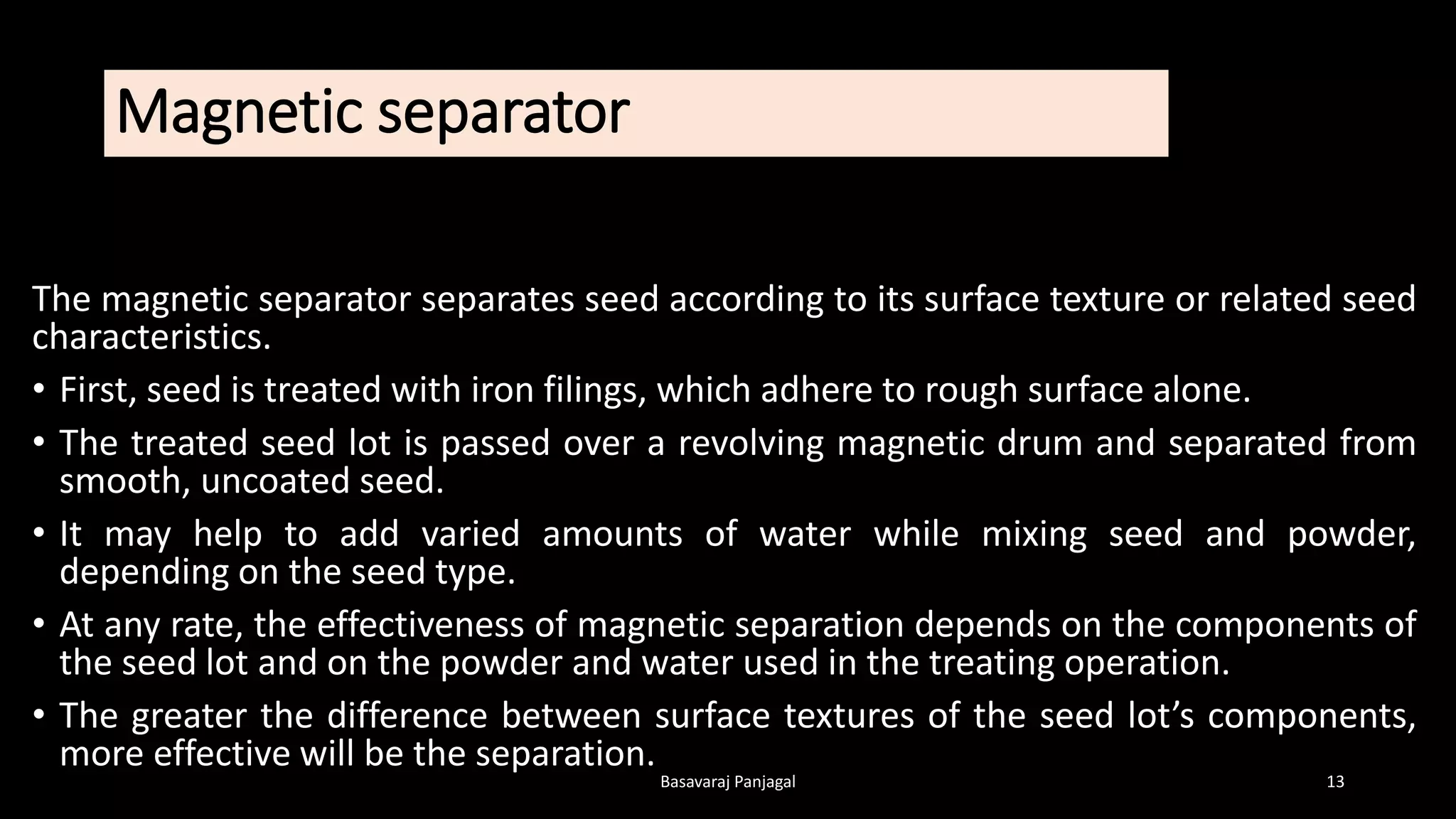 Seed screening, grading and packing | PDF