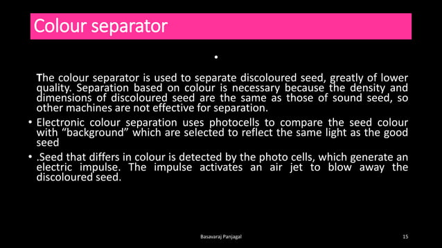 Seed screening, grading and packing | PDF | Gardening | Home & Garden