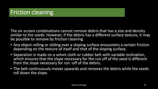 Seed screening, grading and packing | PDF | Gardening | Home & Garden