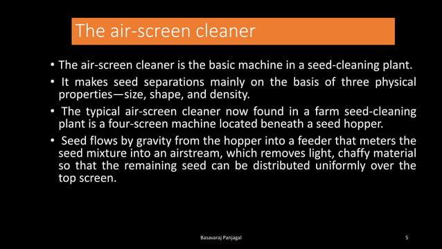 Seed screening, grading and packing | PDF | Gardening | Home & Garden