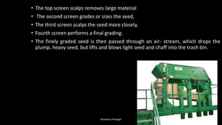 Seed screening, grading and packing | PDF | Gardening | Home & Garden