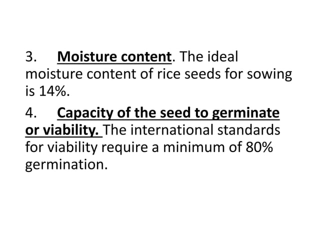 SEED SELECTION.pptx | Agriculture | Industries