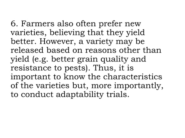 SEED SELECTION.pptx | Agriculture | Industries