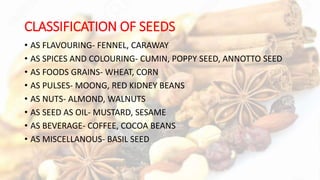 Seeds,nuts and spices | PPTX