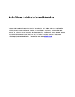 Seeds of Change Fundraising for Sustainable Agriculture.docx