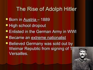 Seeds of World War II | PPT