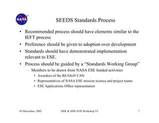 SEEDS Standards Process | PDF