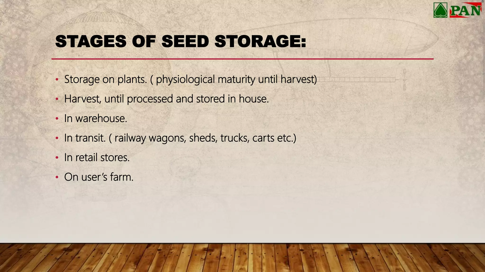 Seed storage | PPTX