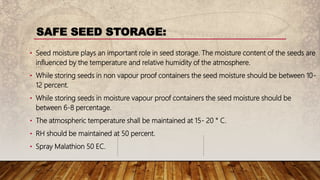 Seed storage | PPTX