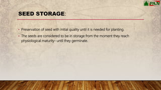 Seed storage | PPTX