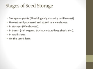 Seed Storage | PPTX