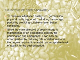Seed storage | PPTX