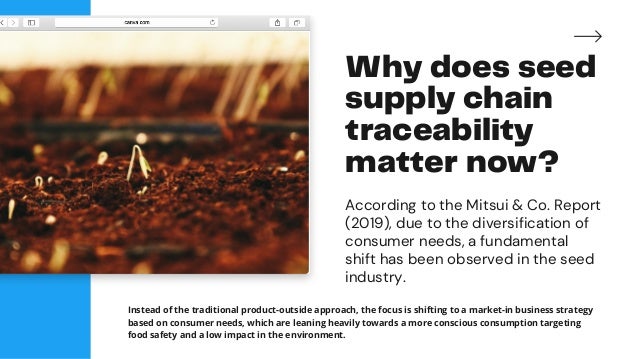 Seed Supply Chain Traceability with Blockchain | PDF