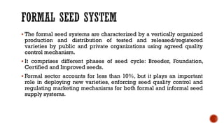 Seed system of nepal 5th semester lamjung campus | PDF