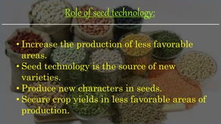 Seed Technology | PPTX
